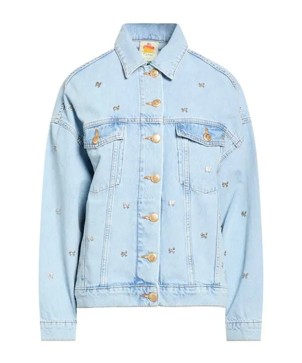 Farm Rio Long-sleeved Jacket - Blue