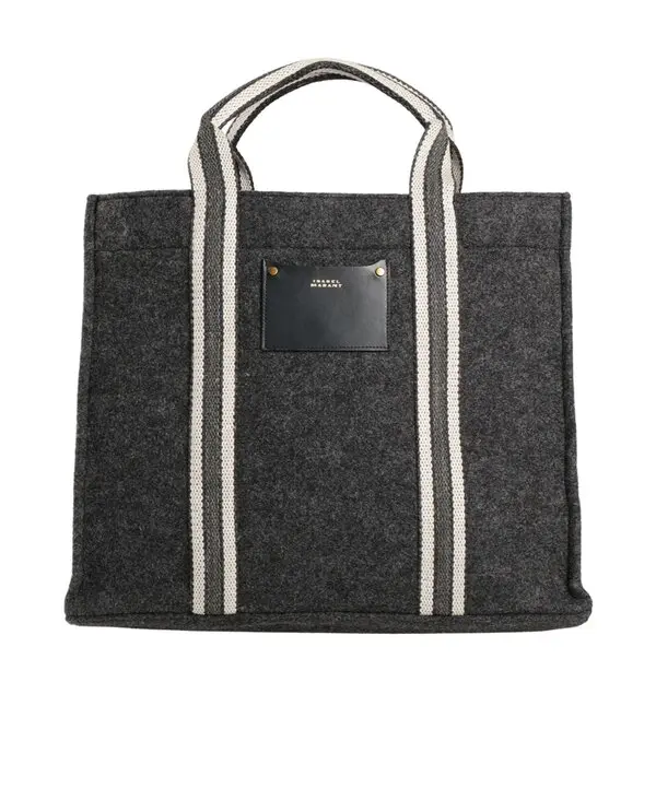 Isabel Marant Étoile Large Color-blocked Handbag - Black