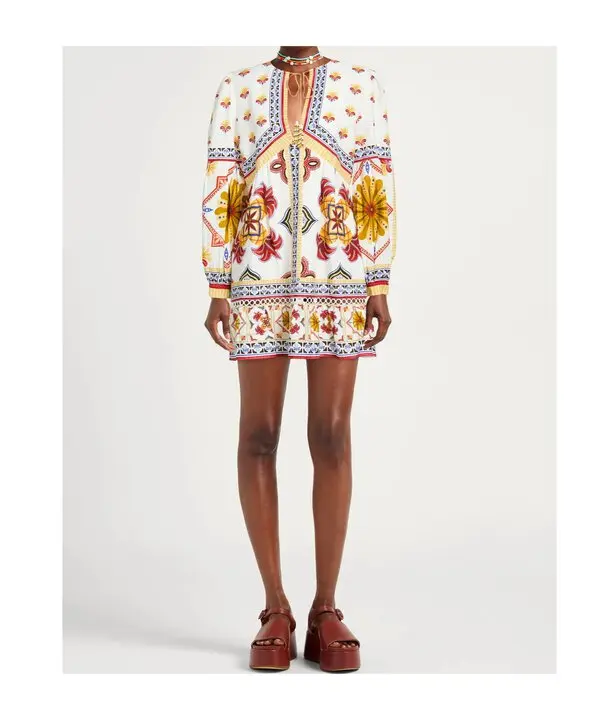 Farm Rio Long-sleeved Dress