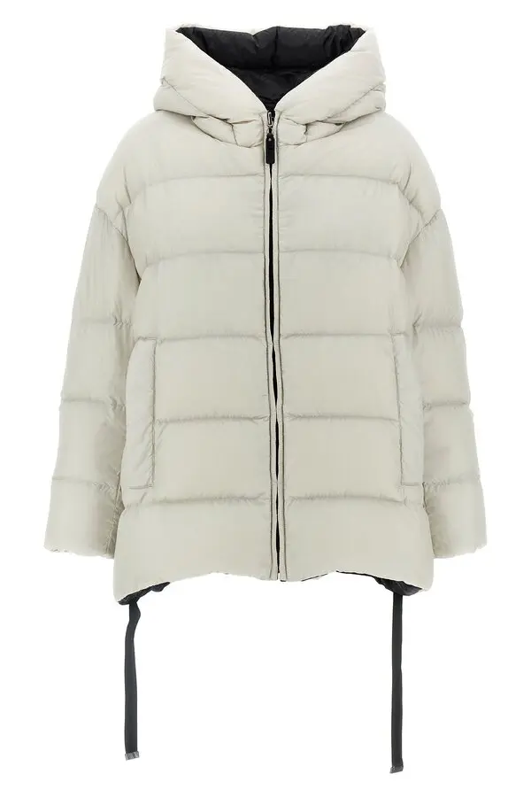 Max Mara Long-sleeved Down Jacket - White