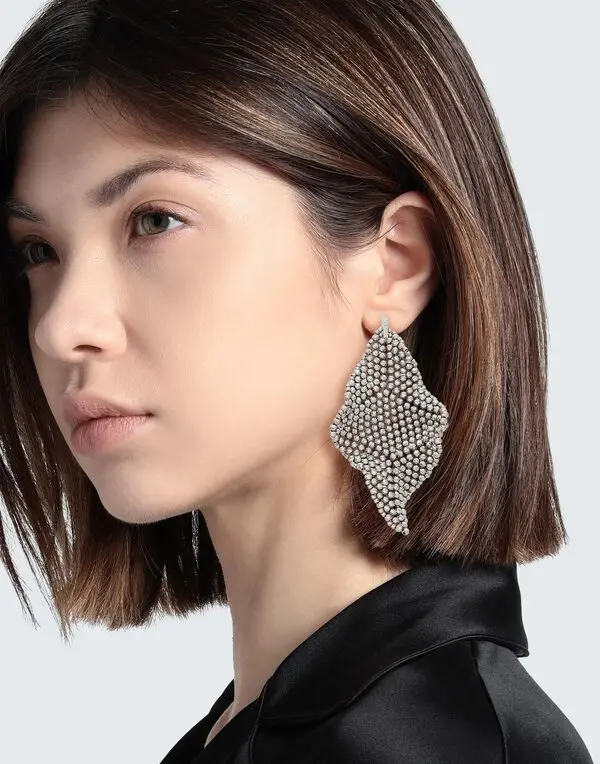 Brunello Cucinelli Stud Closure Earrings