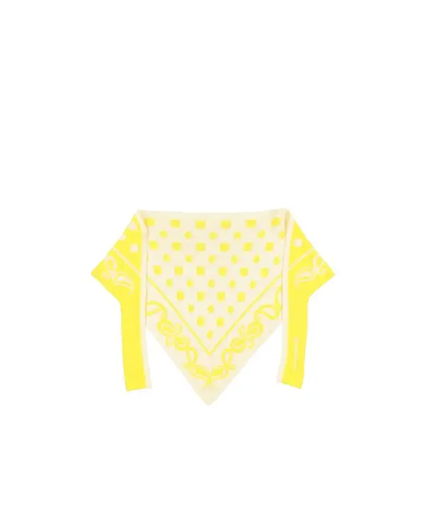 Jacquemus Two-tone Knitted Tie - Yellow