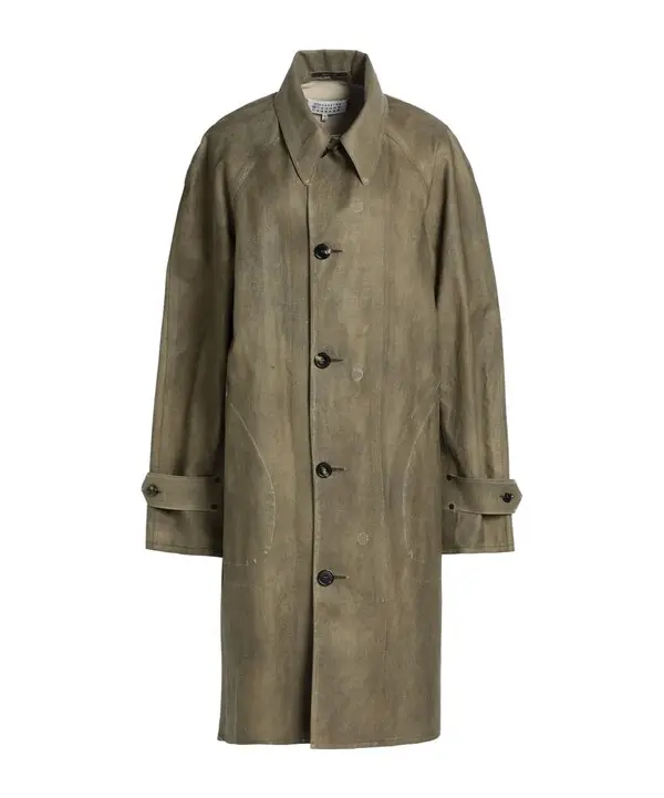 MAISON MARGIELA Solid Color Double-breasted Coat