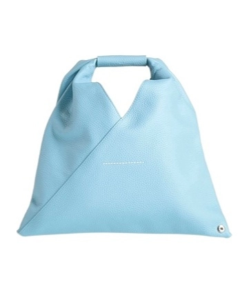 MAISON MARGIELA Simple Leather Single-shoulder Bag - Blue