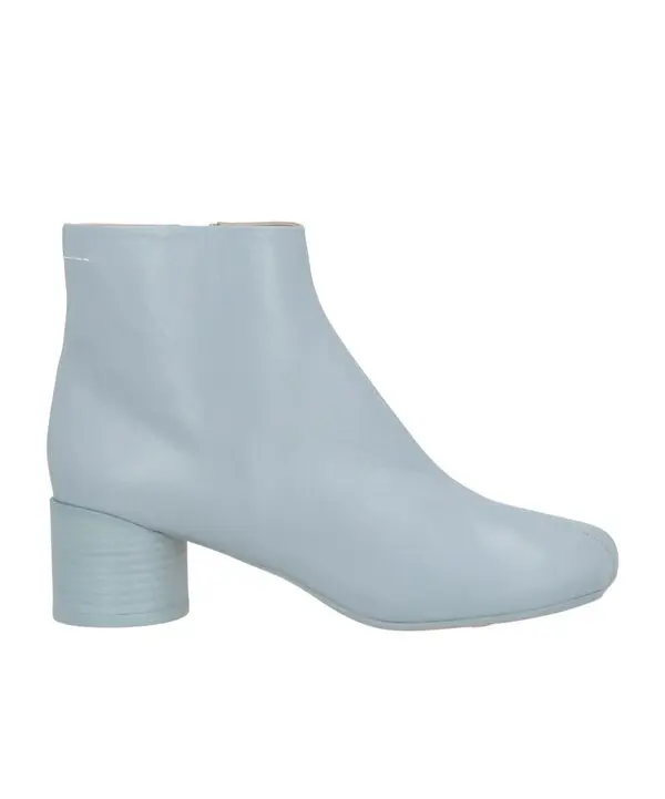 MAISON MARGIELA Minimalist Square Toe Leather Ankle Boots