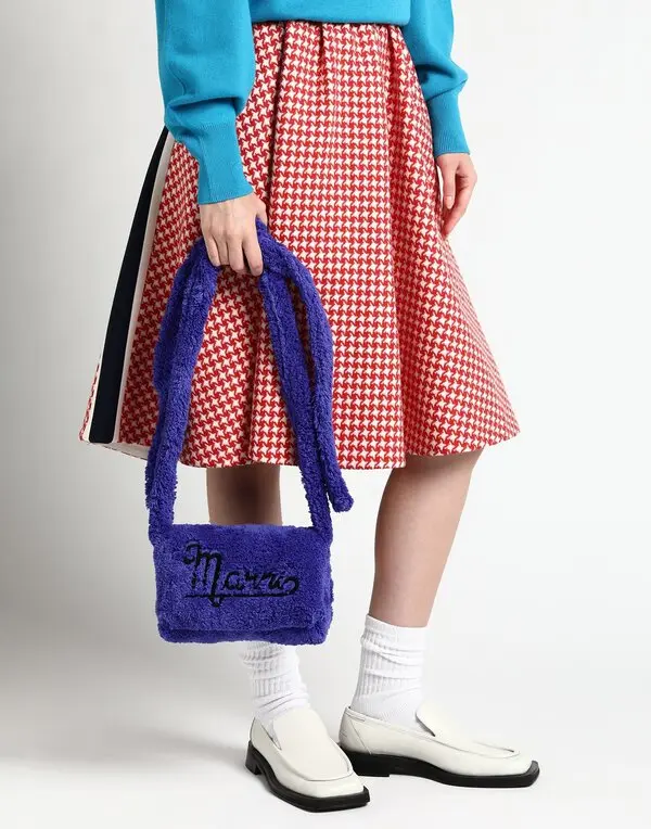 Marni Embroidered Logo Flap Bag