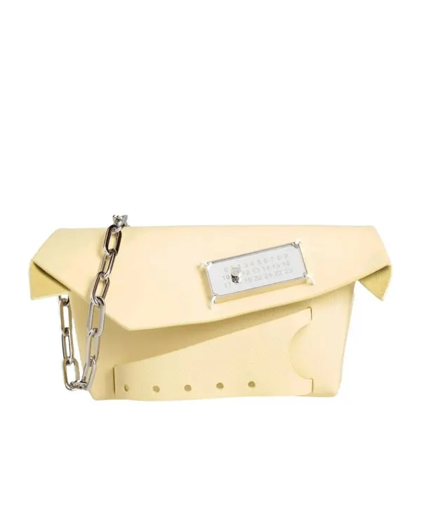 MAISON MARGIELA Medium Flap Bag - Nude