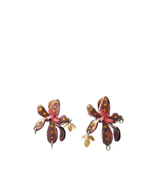 Marni Clip Earrings - Yellow