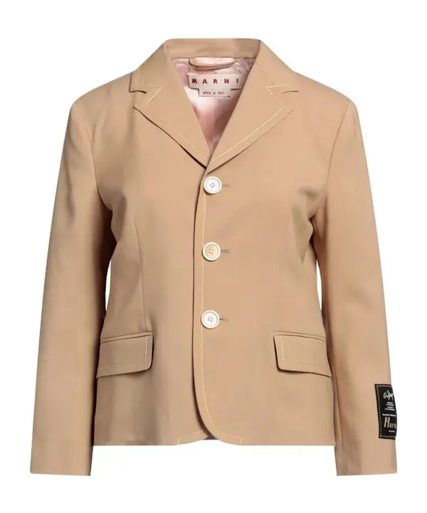 Marni Single-breasted Blazer - Nude