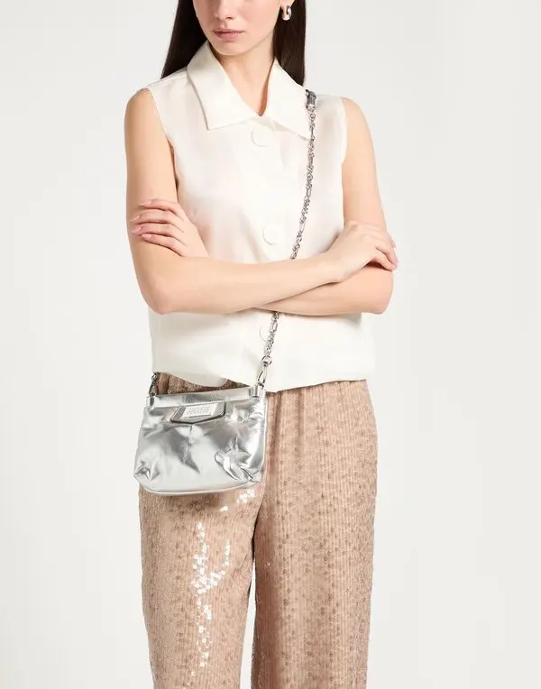 MAISON MARGIELA Minimalist Metallic Crossbody Bag