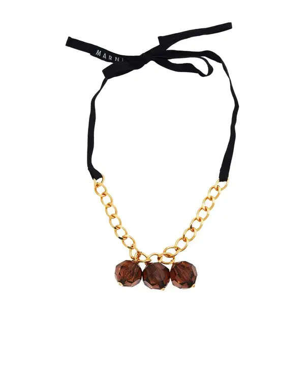 Marni Woven Pendant Necklace