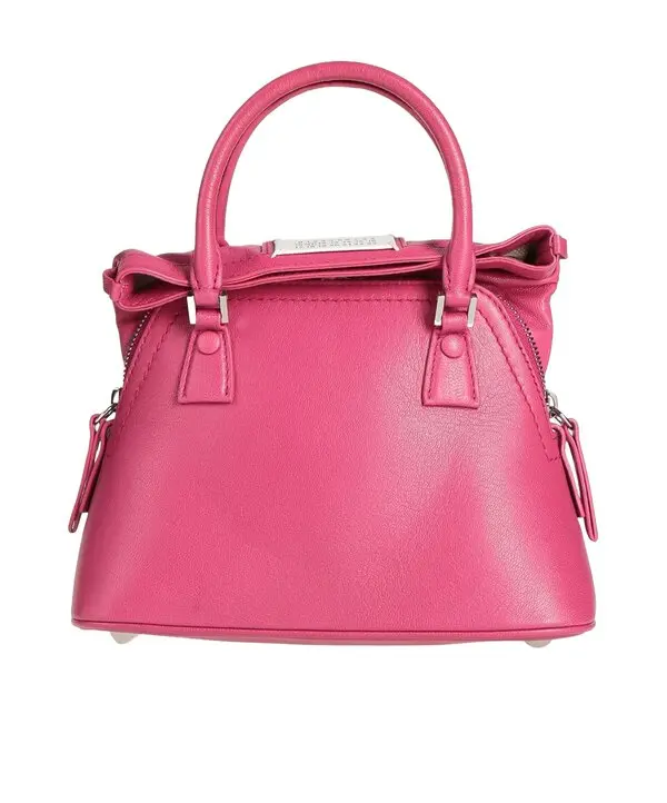MAISON MARGIELA Small Leather Tote Bag - Pink