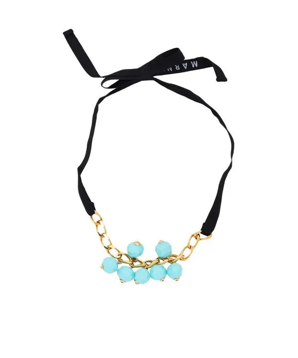 Marni Beaded Necklace - Black