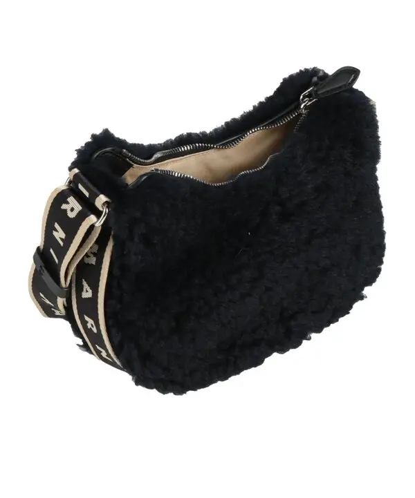Marni Medium Lamb Fleece Shoulder Bag
