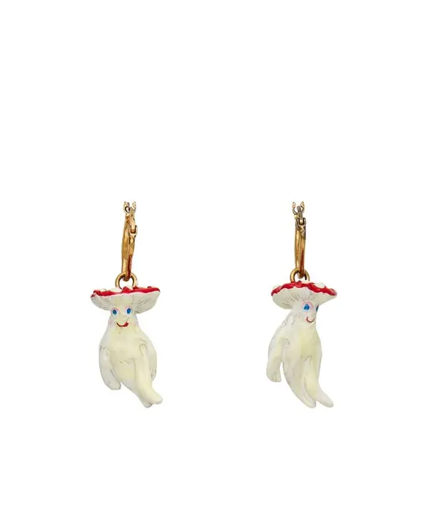 Marni Plastic Earrings - Yellow
