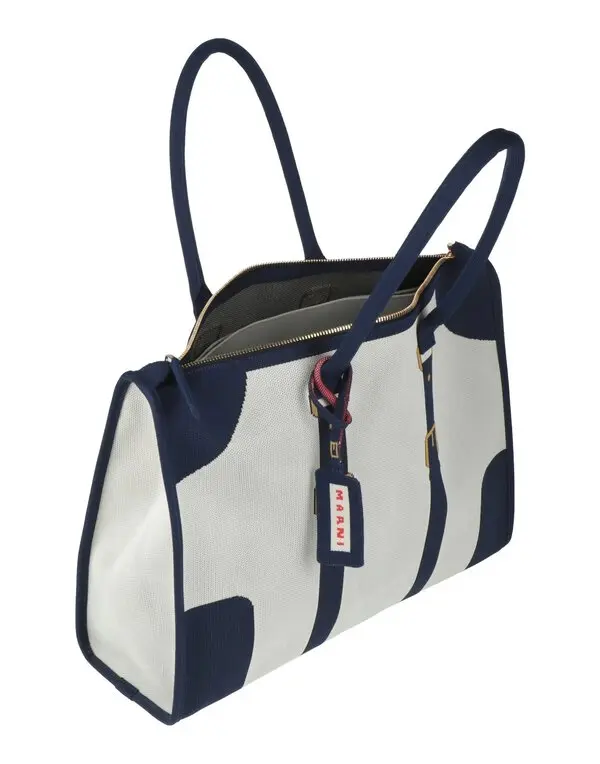 Marni Multicolor Woven Tote Bag