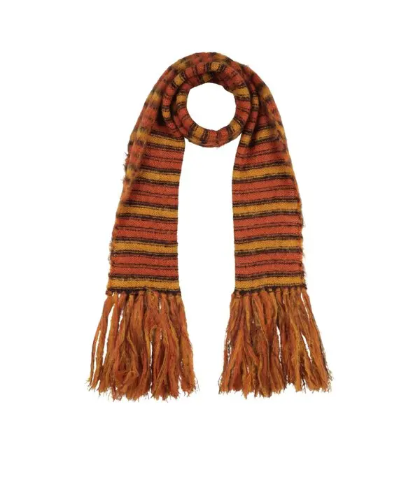 Marni Striped Knitted Scarf