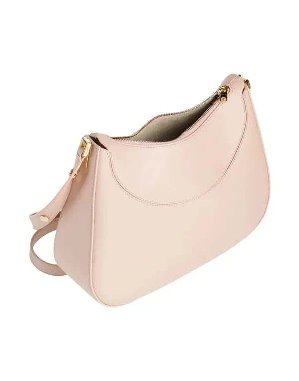Marni Large Solid Color Leather Hobo Bag