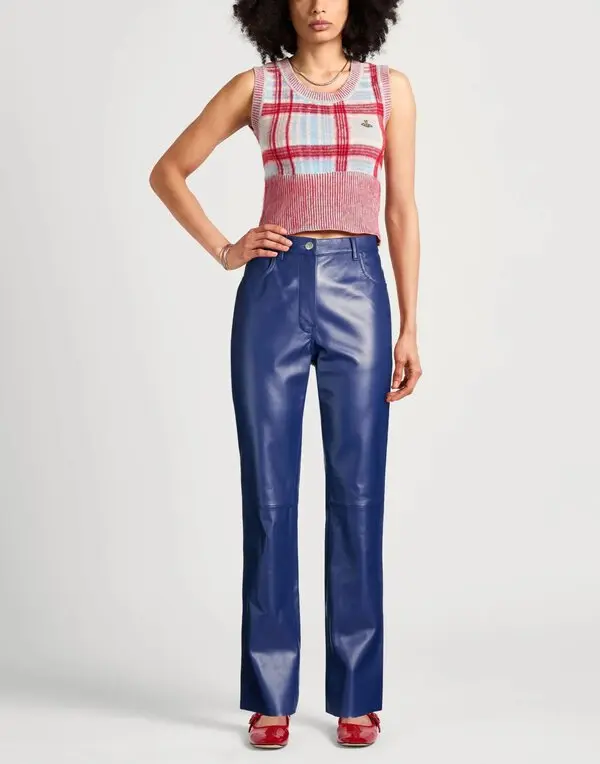 Marni Leather Bootcut Trousers