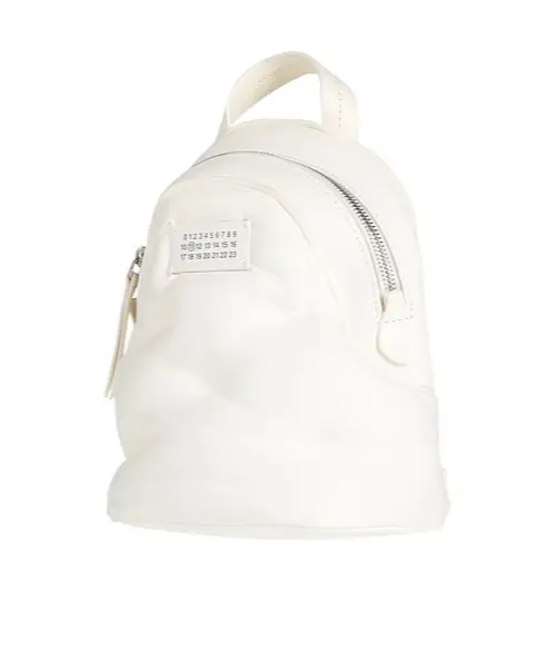 MAISON MARGIELA Logo Backpack - White