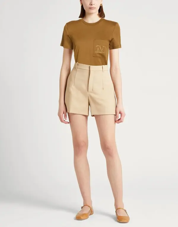 Max Mara Solid Color T-shirt