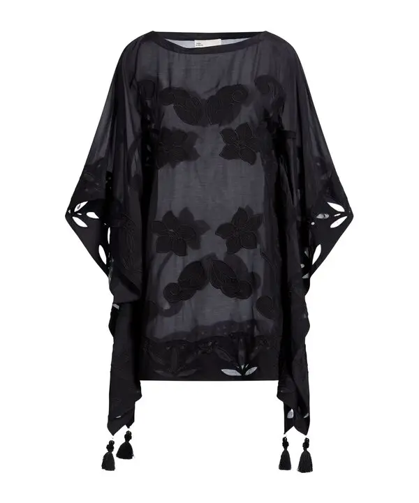 Tory Burch Embroidered Kaftan Top
