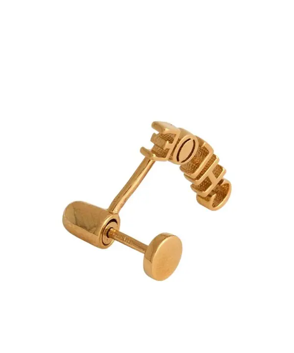 Chloé Letter Earrings - Yellow