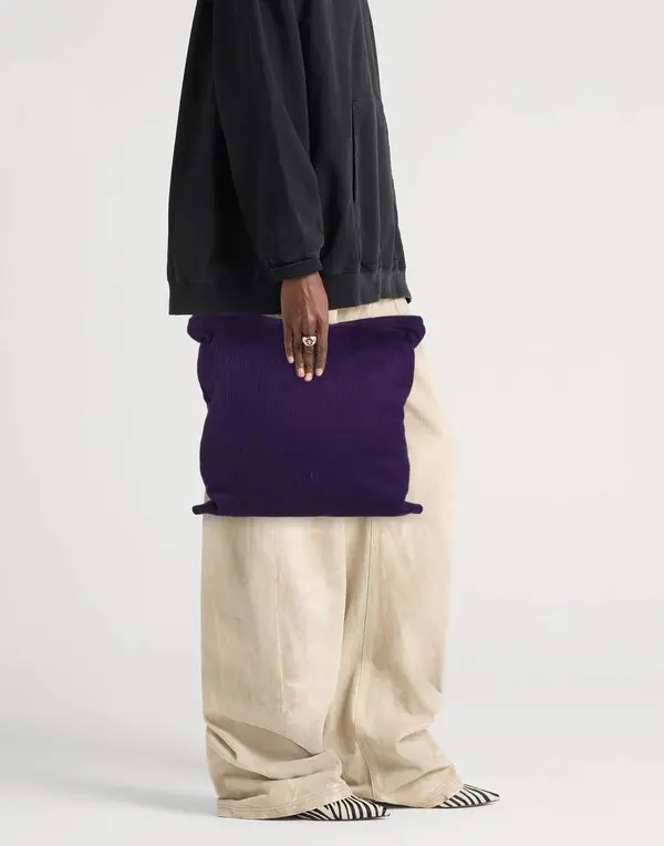 MAISON MARGIELA Brushed-felt Handbag