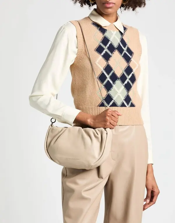 Brunello Cucinelli Minimalist Shoulder Bag