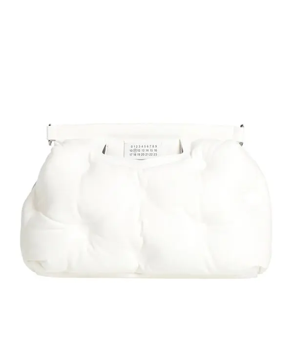 MAISON MARGIELA Large Quilted Leather Clutch Bag