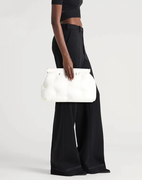 MAISON MARGIELA Large Quilted Leather Clutch Bag