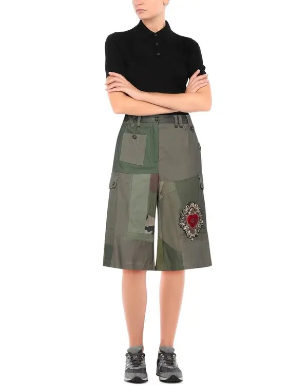 Dolce & Gabbana Woven Bermuda Shorts