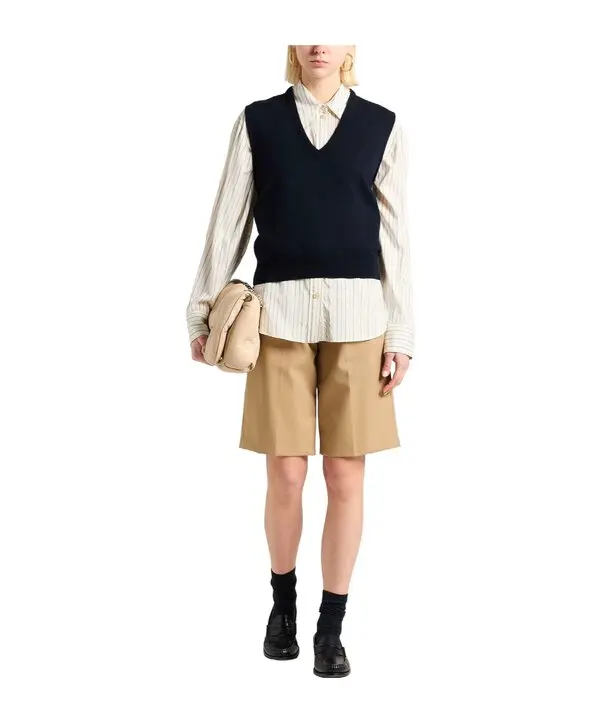 MAISON MARGIELA Lightweight Knit V-neck Sleeveless Top