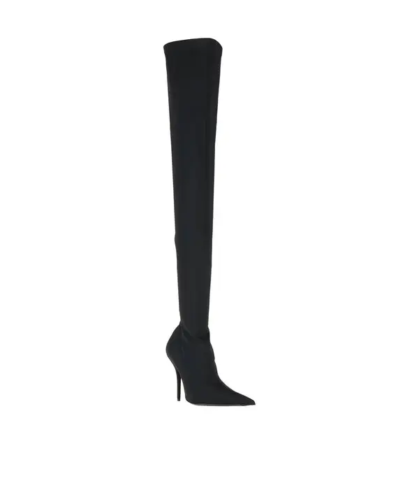 Balenciaga Simple Over-the-knee Boots - Black