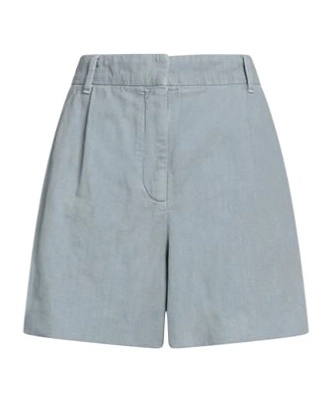 Brunello Cucinelli Solid Color Twill Shorts