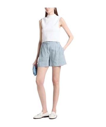 Brunello Cucinelli Solid Color Twill Shorts
