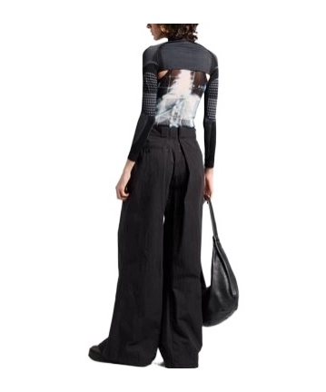 MAISON MARGIELA Solid Color Flared Pants