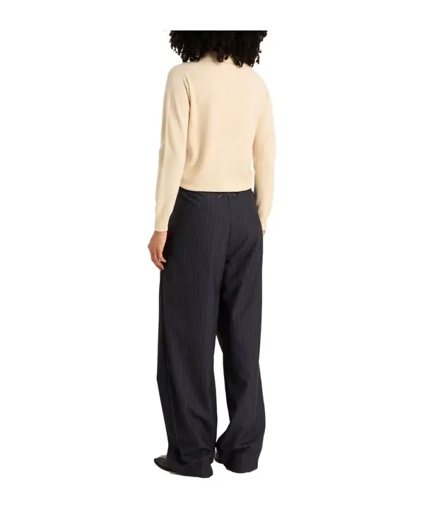 MAISON MARGIELA Solid Color Wool Knit Sweater