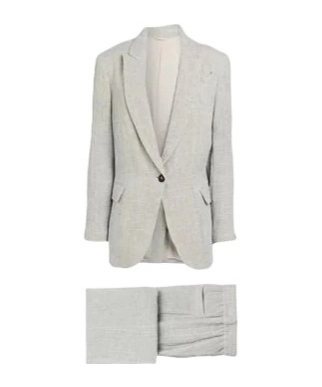 Brunello Cucinelli Solid-color Suit