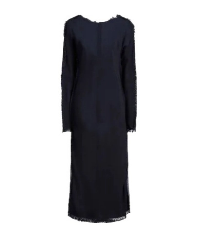 Marni Solid Color Long Sleeve Dress