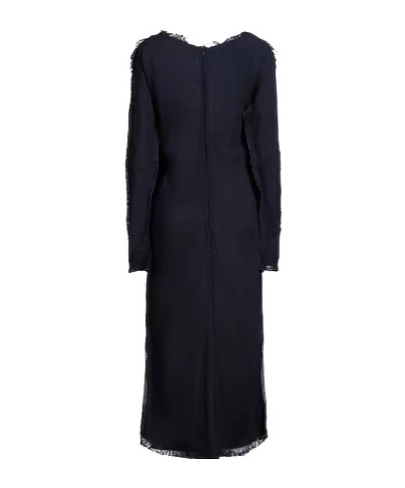 Marni Solid Color Long Sleeve Dress