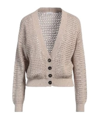 Brunello Cucinelli Solid Color Knitted Cardigan