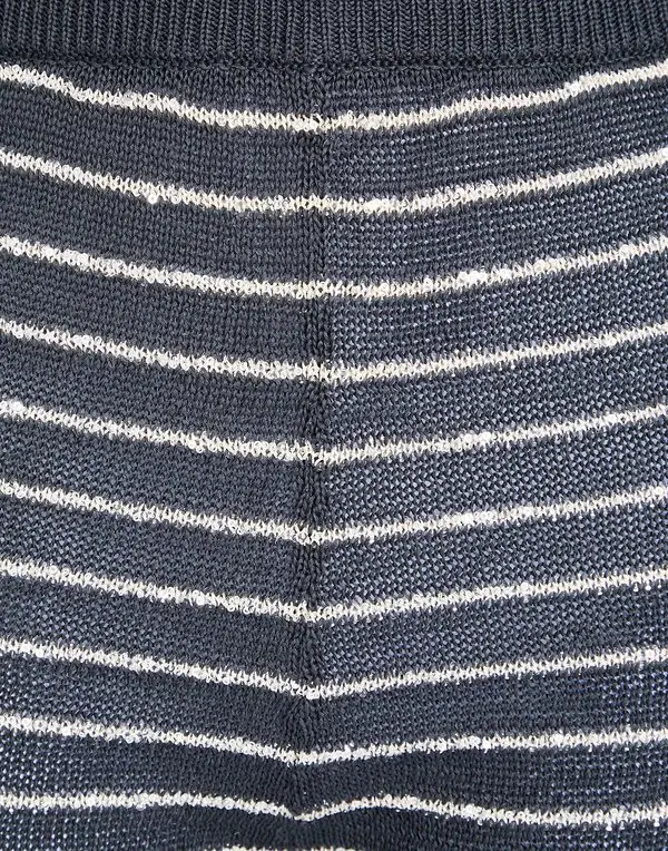 Brunello Cucinelli Lightweight And Comfortable Striped Hot Pants