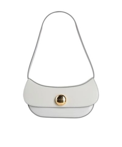 Marni Medium-sized Shiny Single-shoulder Bag - White