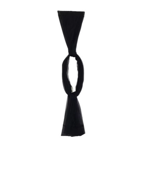 Rick Owens Solid Color Tulle Scarf