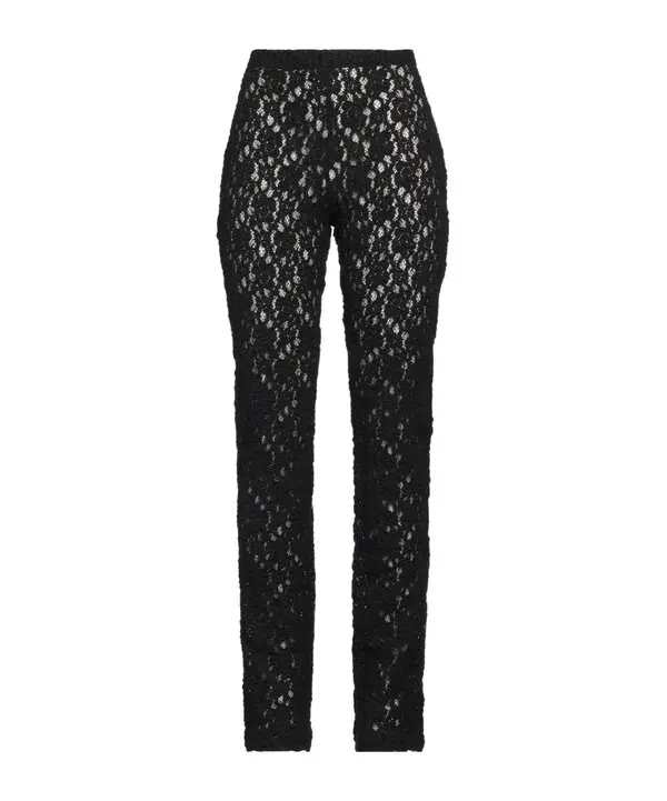 Chloé Solid Lace Straight-leg Pants