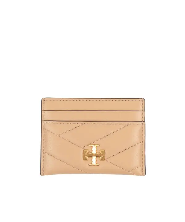 Tory Burch Plain Colour Cardholders - Nude