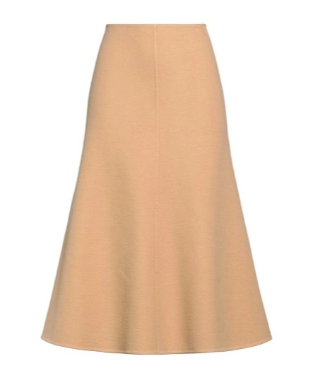 Chloé Simple Solid Wool Skirt