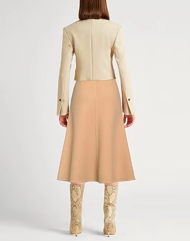 Chloé Simple Solid Wool Skirt