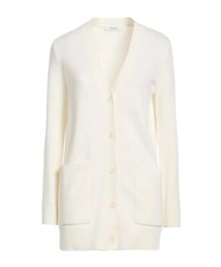 Max Mara Solid Color Minimalist Stylish Knit Cardigan